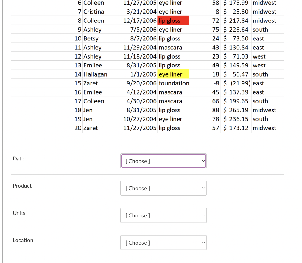 Solved Match the type of filter that can used on the below | Chegg.com