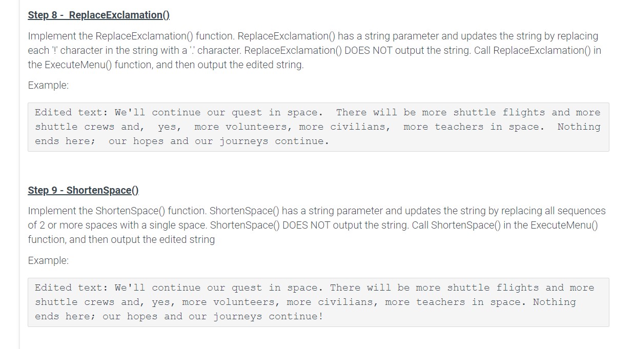 Solved This program is about using and writing functions to | Chegg.com