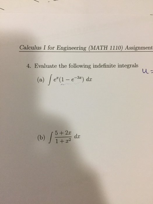 Solved Calculus I for Engineering (MATH 1110) Assignment 4. | Chegg.com