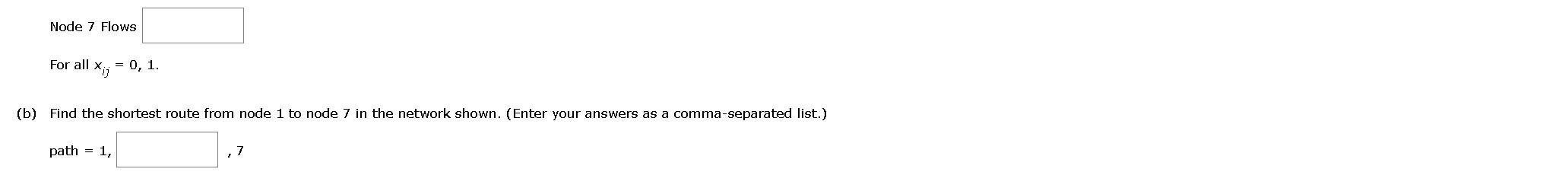 Solved Consider the following transshipment network for | Chegg.com