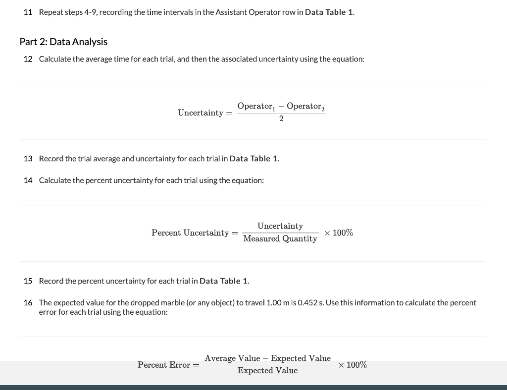 Solved Exercise 1 Errors and Uncertainty In this exercise, | Chegg.com