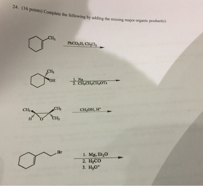 Solved 6 points) Complete the following by adding the | Chegg.com