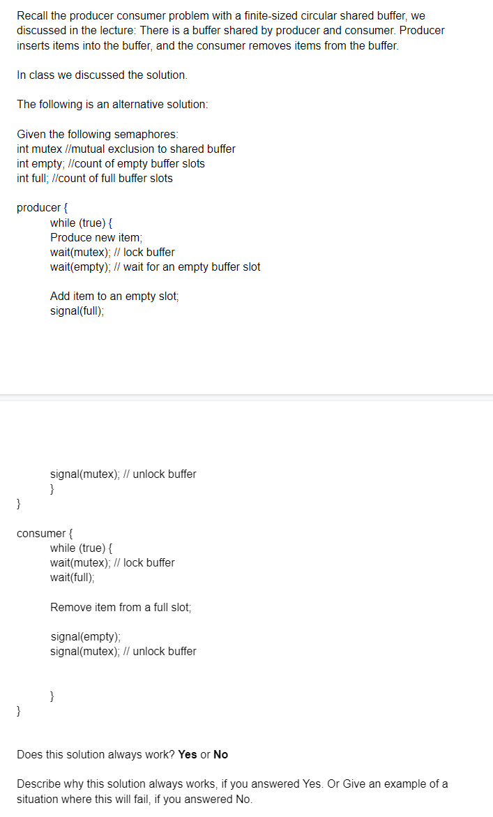 Solved Without modifying the code, please answer whether or | Chegg.com