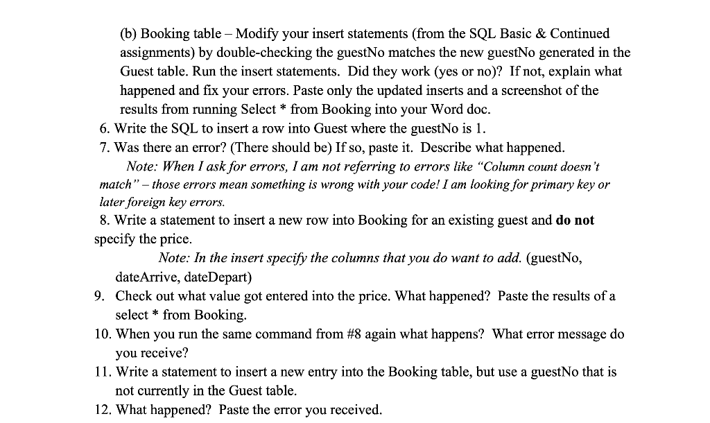 Solved I Primary Keys / Foreign Keys / Default Bring up your | Chegg.com