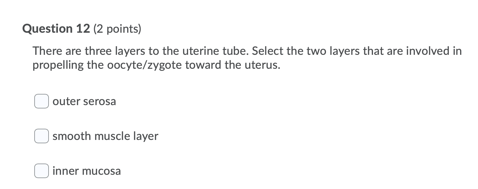 Solved Question 10 (5 points) Select the five choices that | Chegg.com