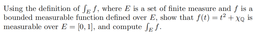 Solved Using the definition of Sef, where E is a set of | Chegg.com