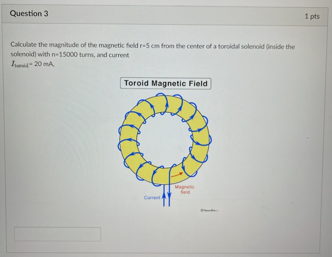 Solved Calculate the magnitude of the magnetic field r=5 cm | Chegg.com