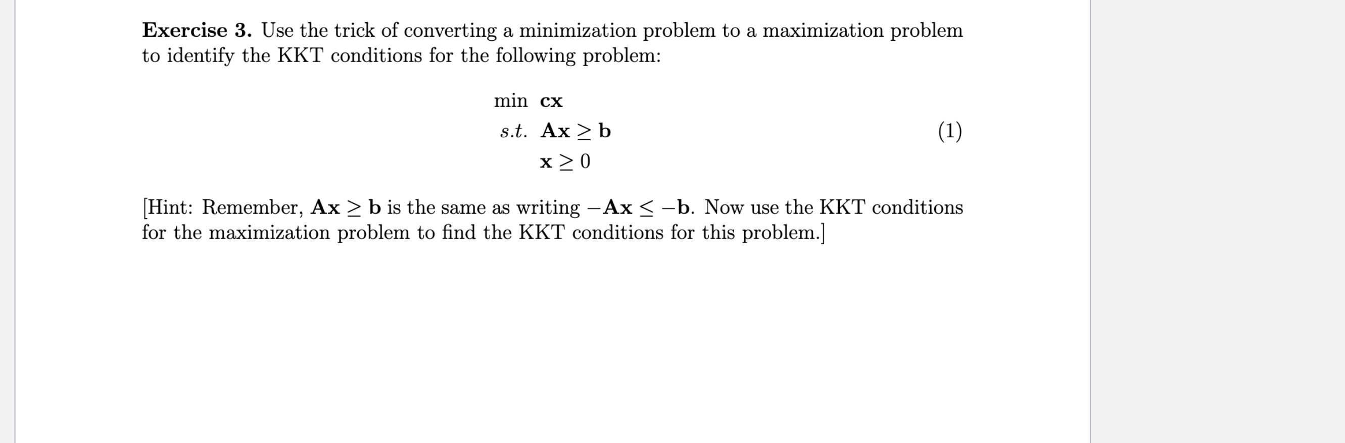 Exercise 3. Use the trick of converting a | Chegg.com