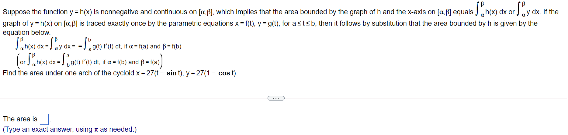 Solved Suppose the function y=h(x) is nonnegative and | Chegg.com