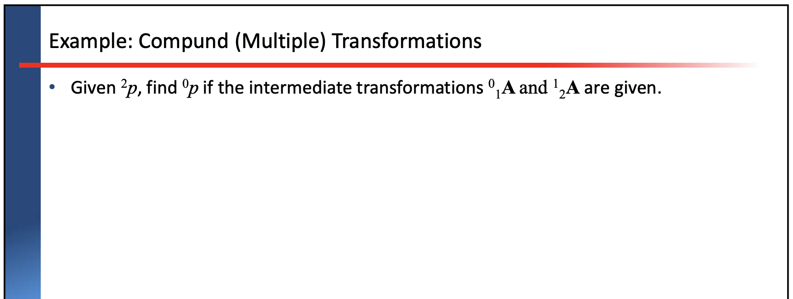 Example: Compund (Multiple) Transformations Given 2p, | Chegg.com