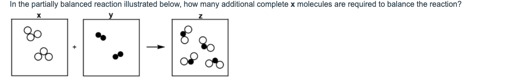 Solved In the partially balanced reaction illustrated below, | Chegg.com