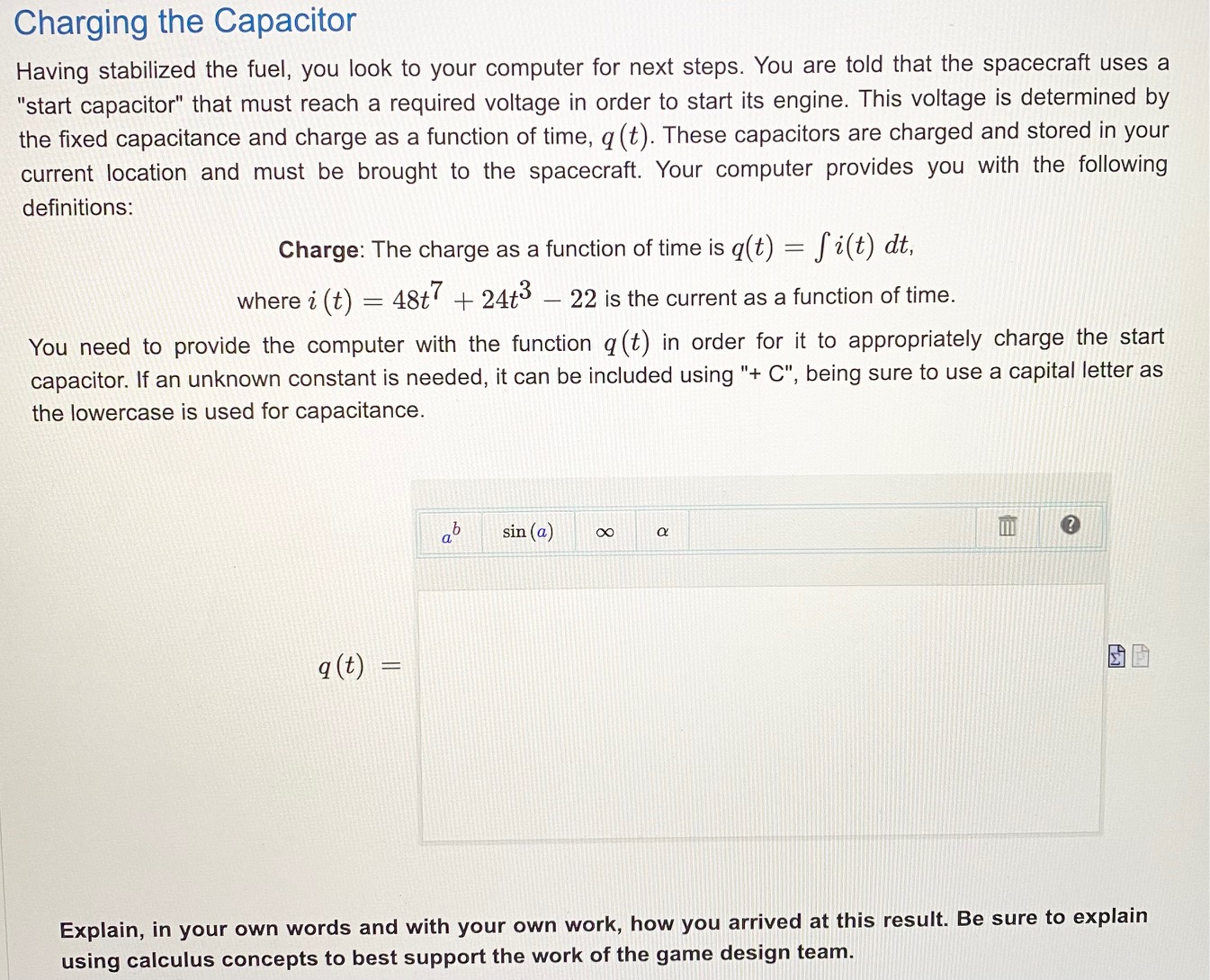 Solved Having stabilized the fuel, you look to your computer | Chegg.com