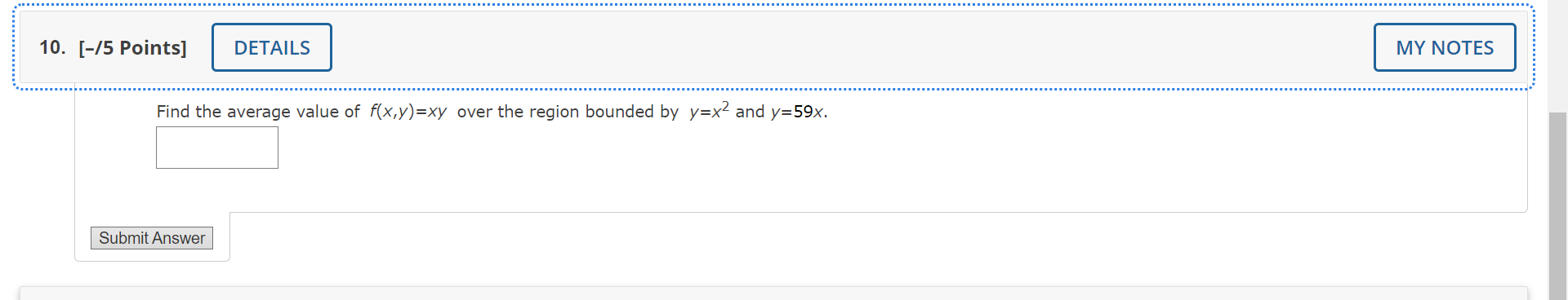 Solved Find the average value of f(x,y)=xy over the region | Chegg.com