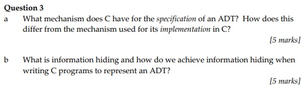 Solved Question 3 a What mechanism does C have for the | Chegg.com