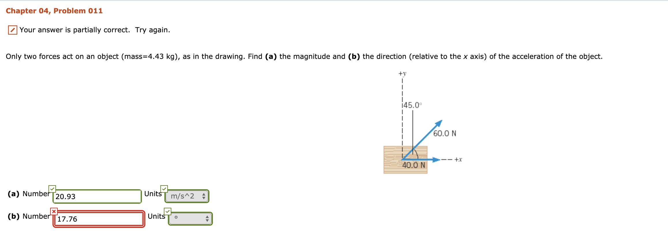Solved Chapter 04, Problem 011 Your answer is partially | Chegg.com