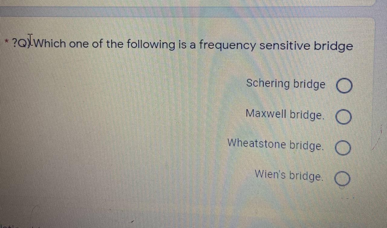 Solved ?Q).Which one of the following is a frequency | Chegg.com