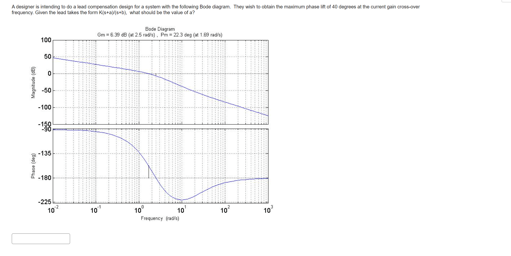 Solved A Designer Is Intending To Do A Lead Compensation Chegg