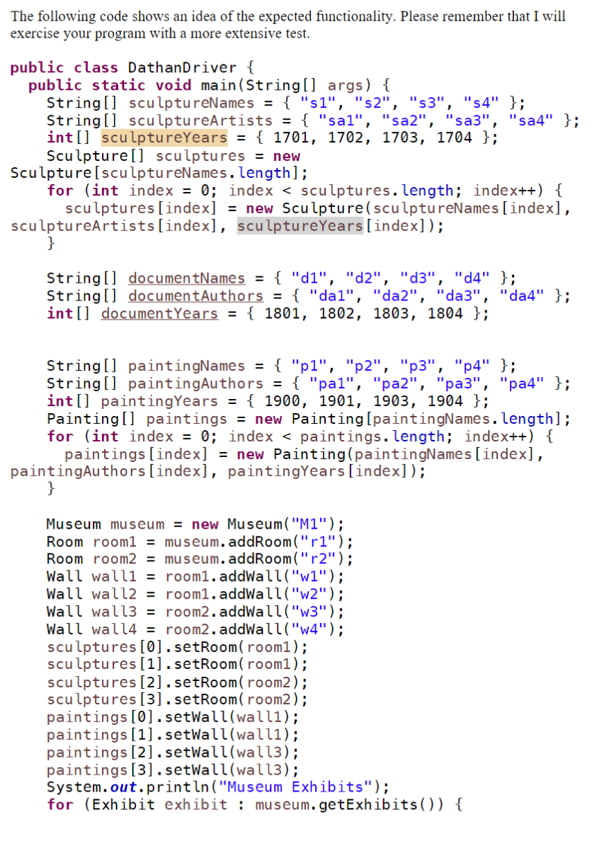 Solved The Problem A museum has a number of rooms, each of | Chegg.com