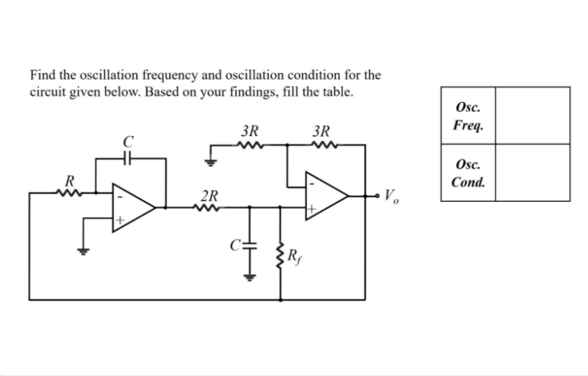 Solved Find the oscillation frequency and oscillation | Chegg.com