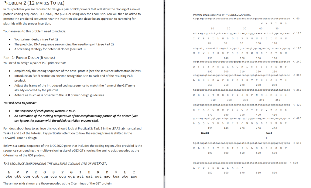 Solved PROBLEM 2 (12 MARKS TOTAL) In this problem you are | Chegg.com