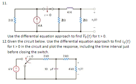 Solved 11. Use the differential equation approach to find | Chegg.com