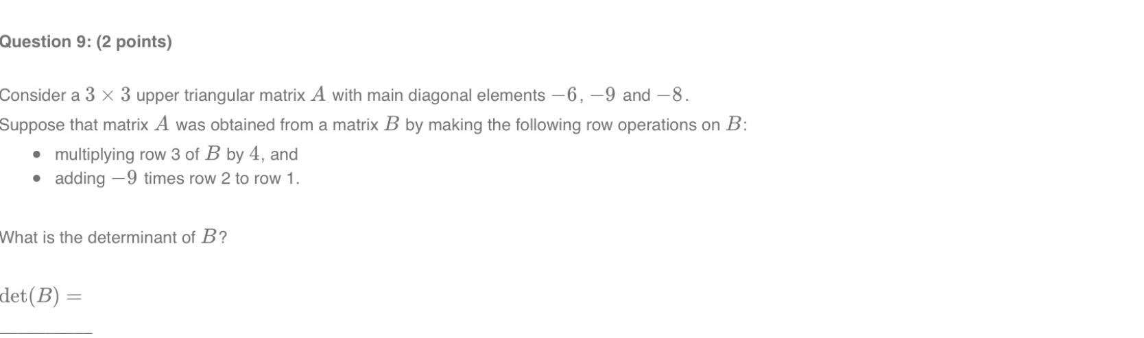 Solved why is the answer -108 not -1728 and what is the | Chegg.com