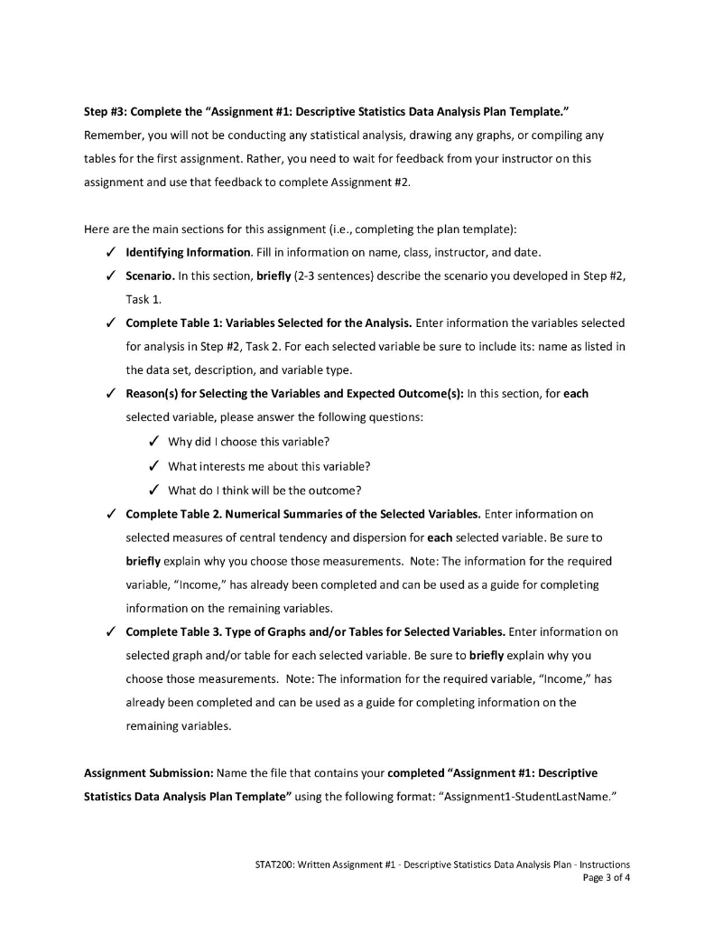 Solved Stat200 Introduction To Statistics Assignment 1