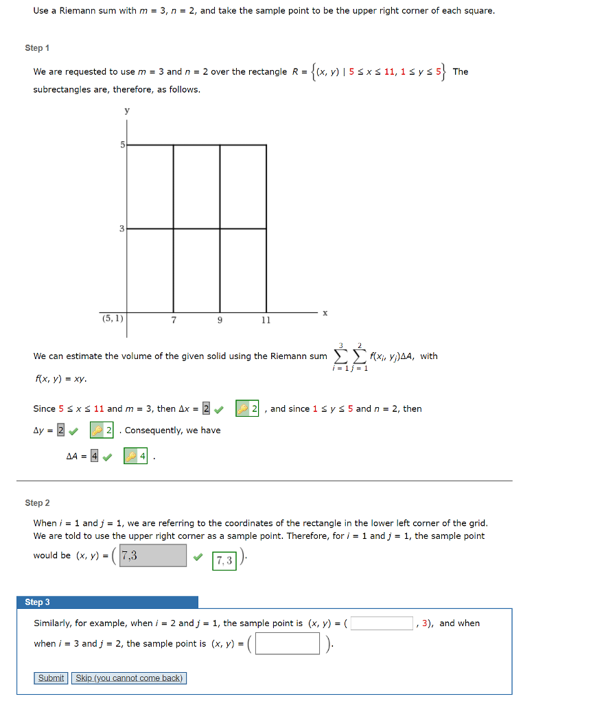 Solved Use A Riemann Sum With M 3 N 2 And Take The Chegg solved-use-a-riemann-sum-with-m-3-n-2-and-take-the-chegg