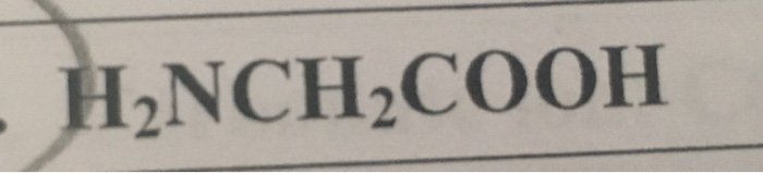 H2nch2cooh Lewis Structure