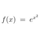 Solved f(x)=ex2 | Chegg.com
