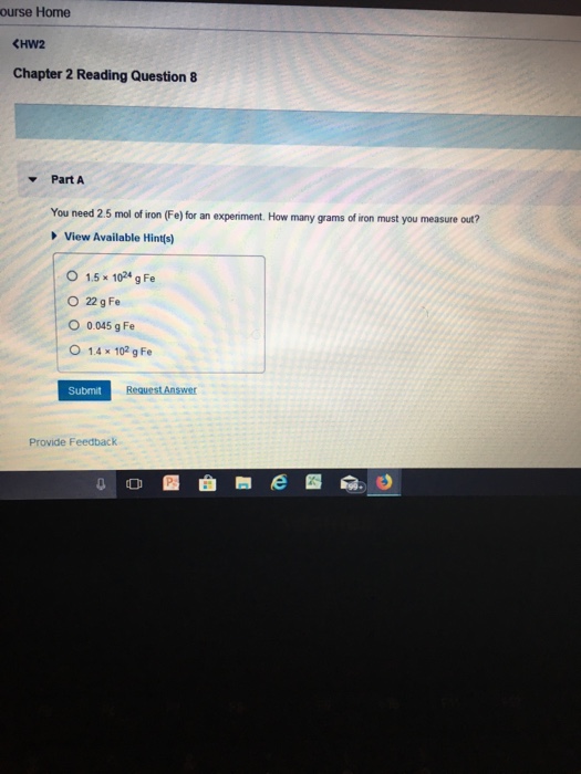 Solved ourse Home Chapter 2 Reading Question 8 PartA You | Chegg.com Solved ourse Home Chapter 2 Reading Question 8 PartA You | Chegg.com