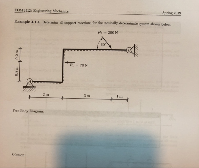 Solved EGM 3512: Engineering Mechanics Spring 2019 Example | Chegg.com Solved EGM 3512: Engineering Mechanics Spring 2019 Example | Chegg.com