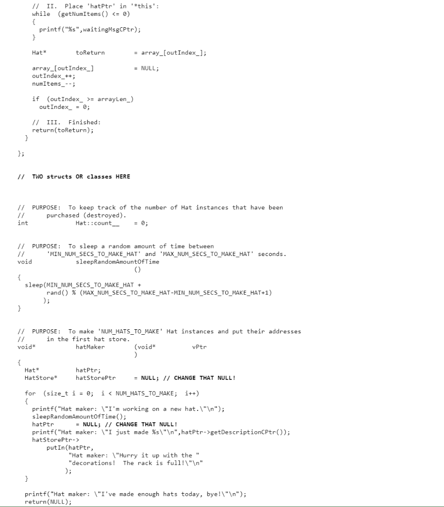 Please submit the source file bespokeHats.cpp 1. | Chegg.com