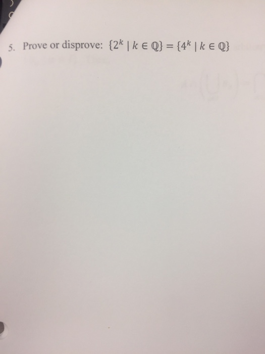 Solved 4. Prove or disprove. Let A, B, C, and D be sets. | Chegg.com