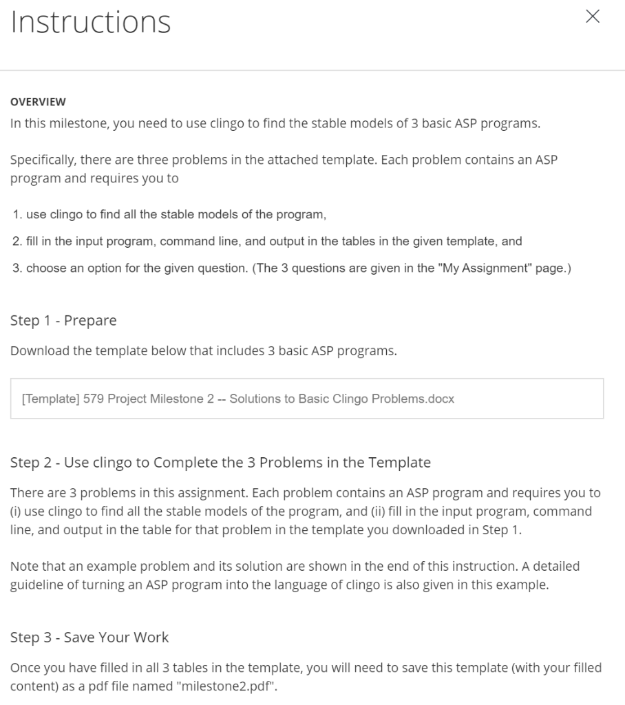 Template from step 1 is copy pasted at bottom. | Chegg.com