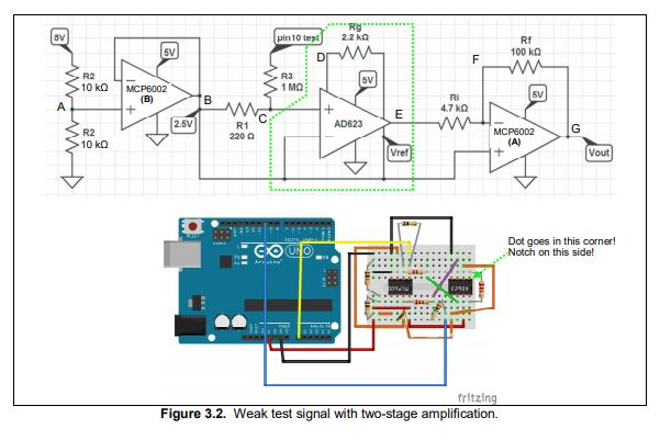 Solved AD623 よ을 . dot and notch here +IN 3 OUTPUT -Vs 4 REF | Chegg.com