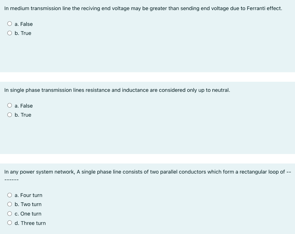 Solved In medium transmission line the reciving end voltage | Chegg.com