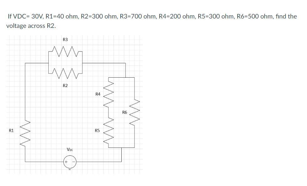 Solved If Vs=24 V,R1=100ohm,R2=1kohm,R3=500ohm, find the | Chegg.com