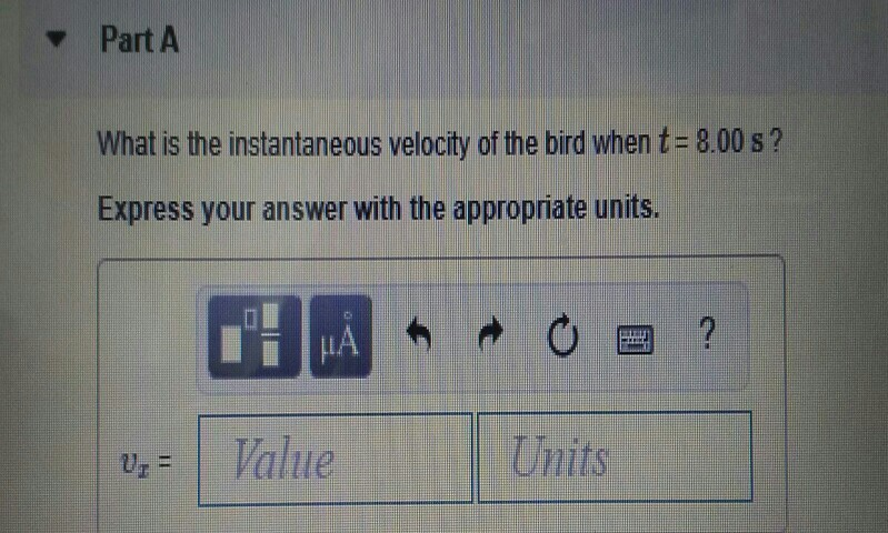 Solved Constants A bird is flying due east lts distance from | Chegg.com