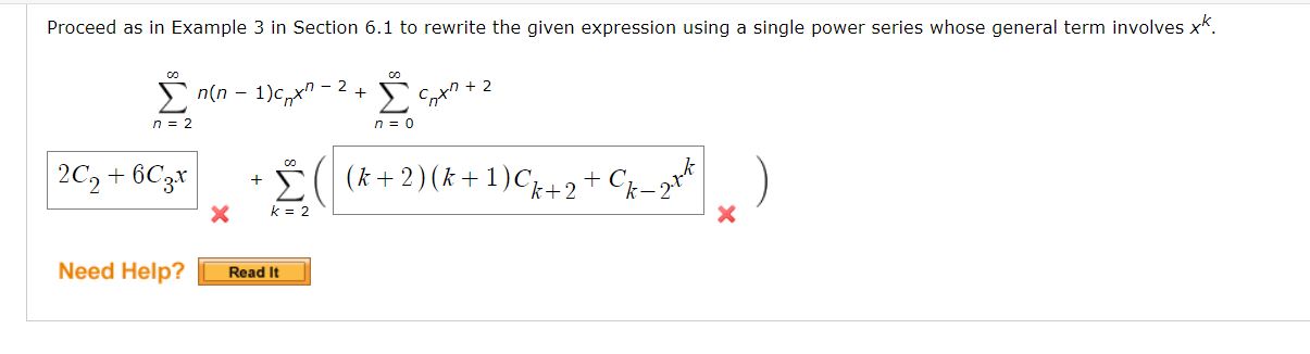 Solved Proceed as in Example 3 in Section 6.1 to rewrite the | Chegg.com
