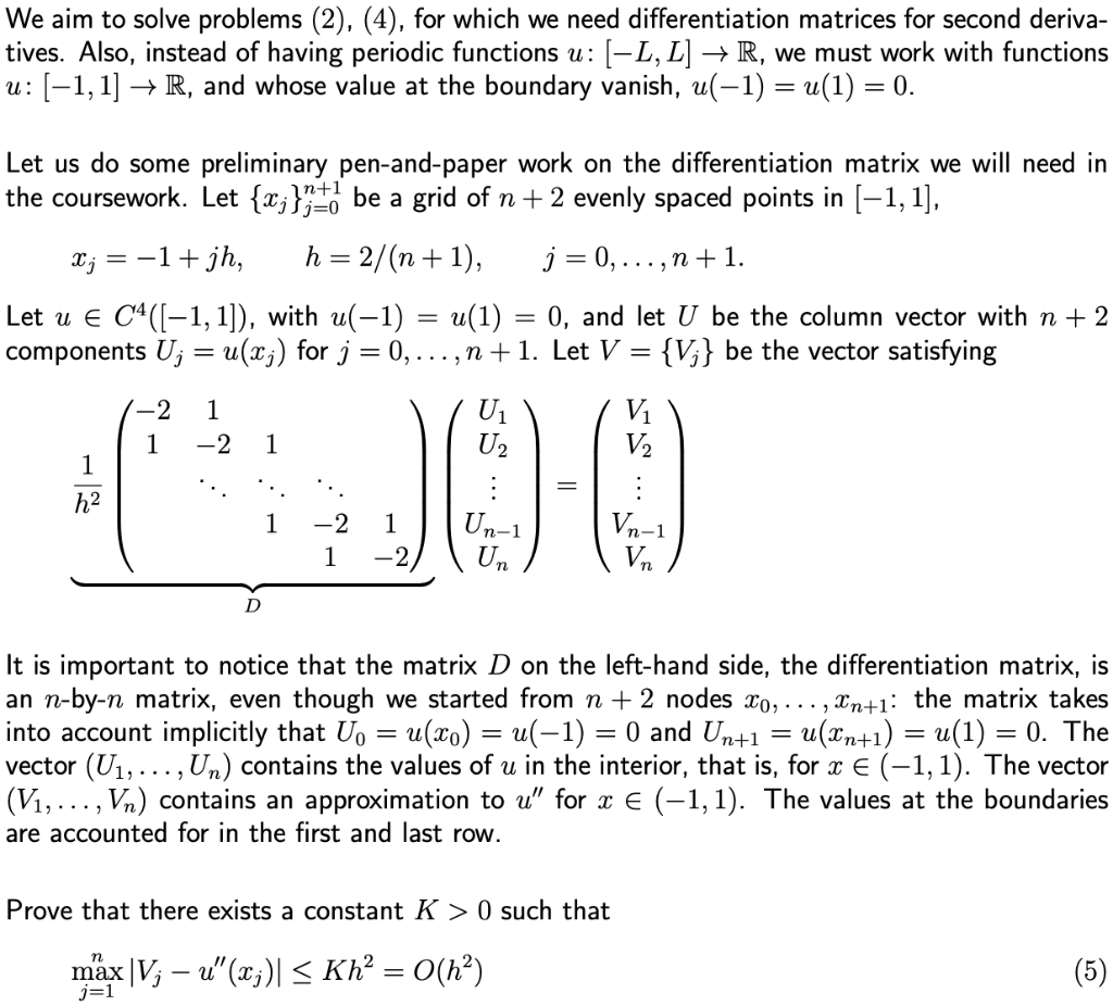Solved We aim to solve problems (2), (4), for which we need | Chegg.com