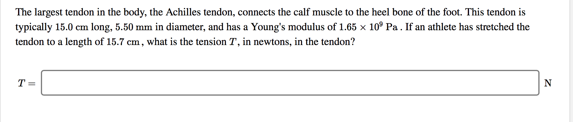 Solved What is the compressive stress F/A on a woman's feet, | Chegg.com