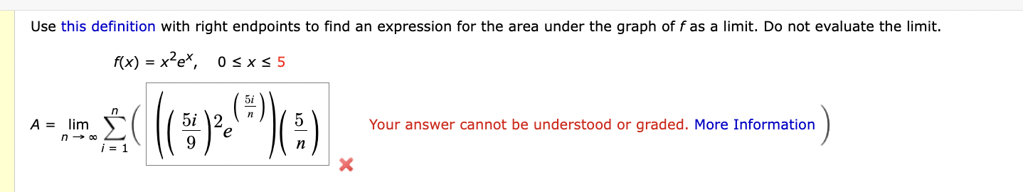 Solved Use this definition with right endpoints to find an | Chegg.com
