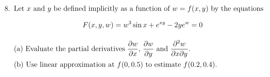 Solved Let x ﻿and y be ﻿defined implicitly as ﻿a function | Chegg.com