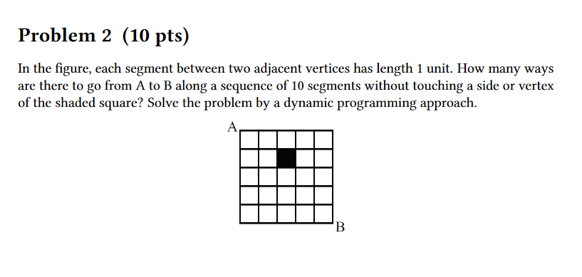 Solved Problem 2 (10 pts) In the figure, each segment | Chegg.com