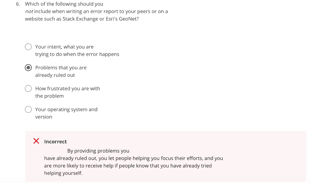 Solved 6 Which Of The Following Should You Not Include When Chegg
