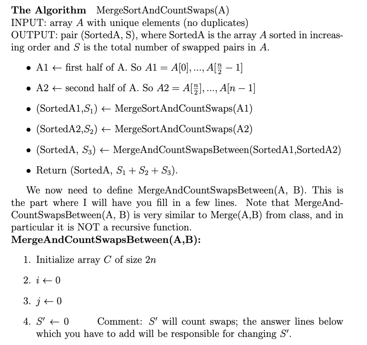 Solved 5. While (iB[j] : - YOUR ANSWER 2 GOES HERE- set next | Chegg.com