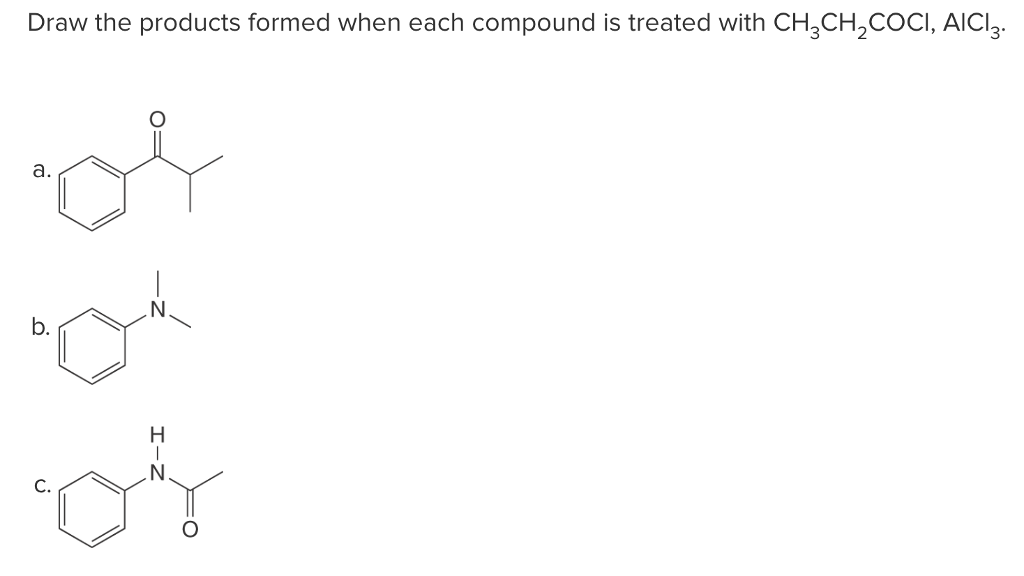 Solved Draw the products formed when each compound is | Chegg.com