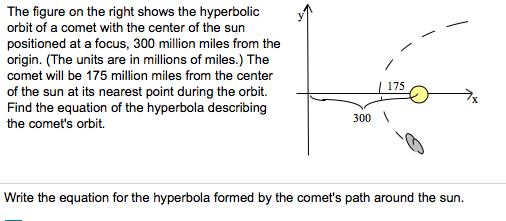Solved The Figure On The Right Shows The Hyperbolic Orbit Of