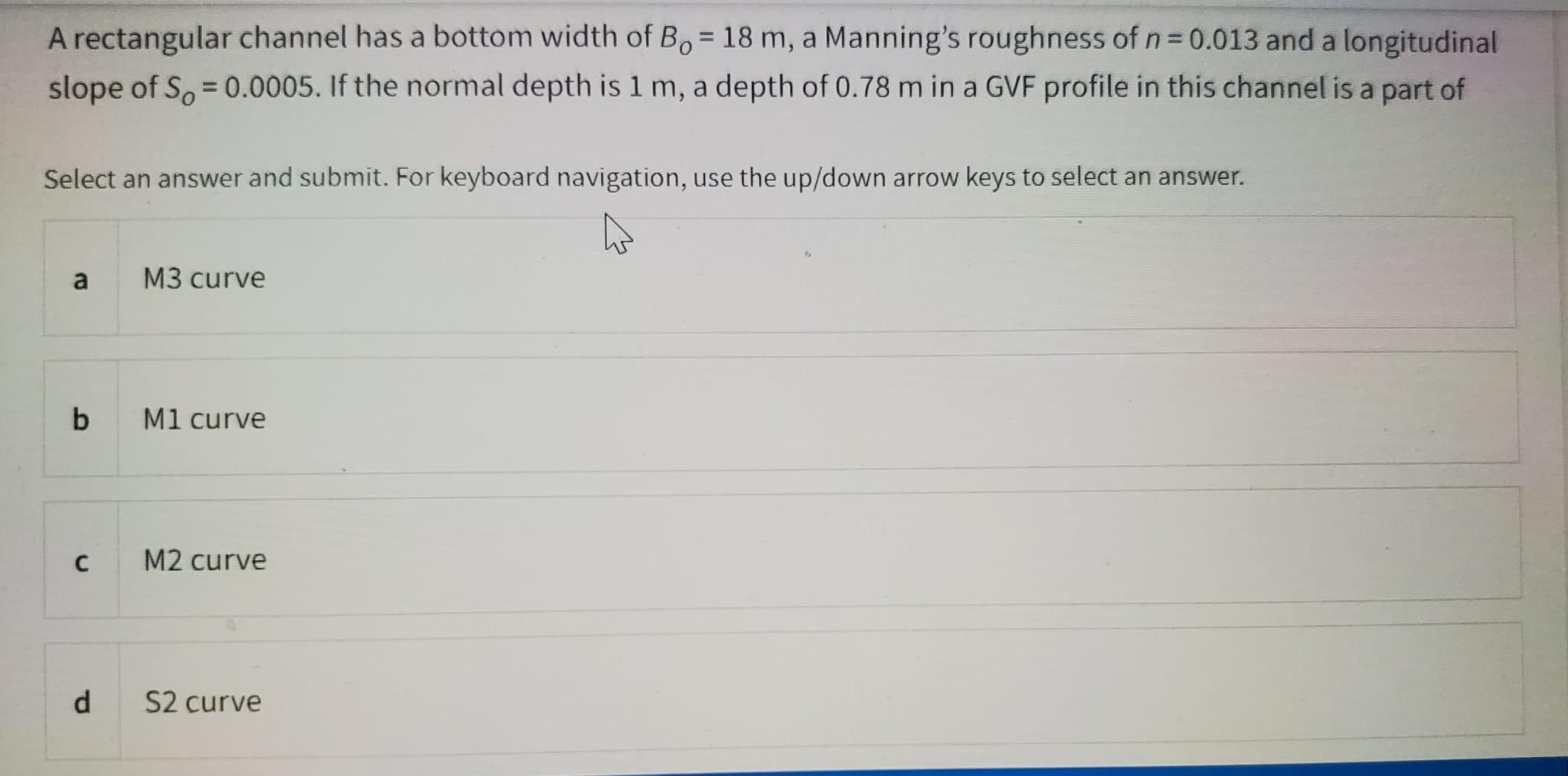 Solved = A rectangular channel has a bottom width of B. = 18 | Chegg.com